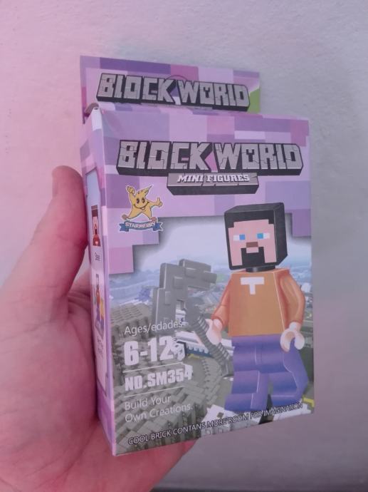 Lego mini figures Block World (set 3 kom)