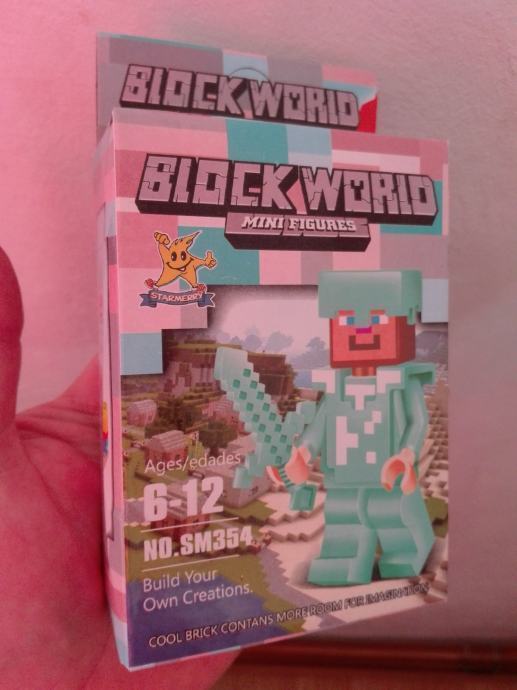 Lego mini figures Block World (set 3 kom)
