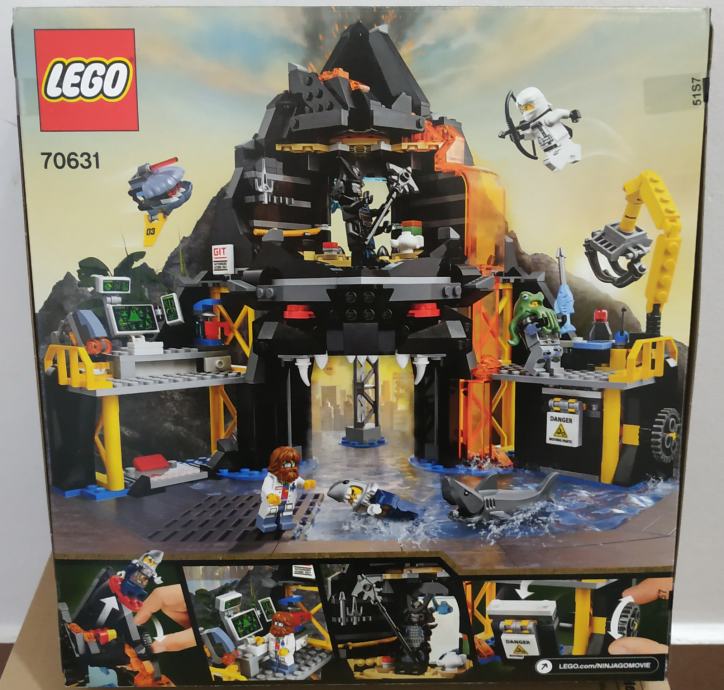 LEGO Ninjago Movie 70631- Garmadons Volcano Lair - NOVO