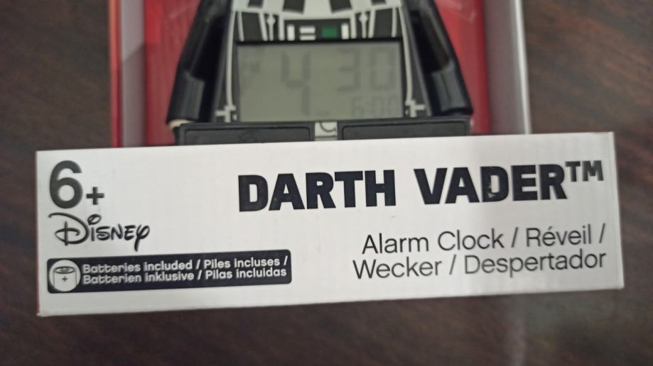 LEGO STAR WARS - Darth Vader - Sat budilica -NOVO