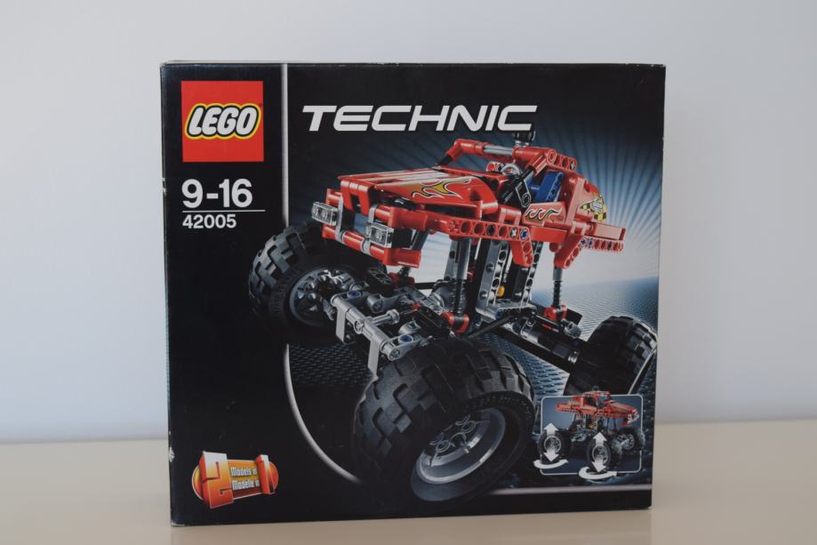 NOVO i NEOTVORENO LEGO TECHNIC 42005: Monster kamion (Monster Truck)