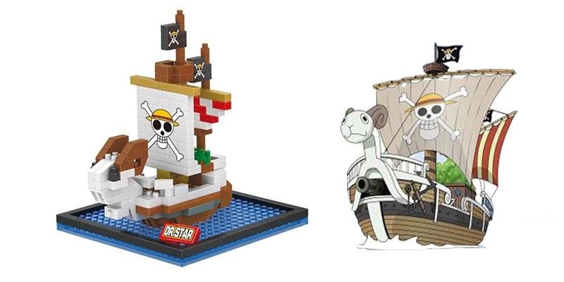 ONE PIECE brod LEGO stil mini figurice Thousand Sunny / Going Merry