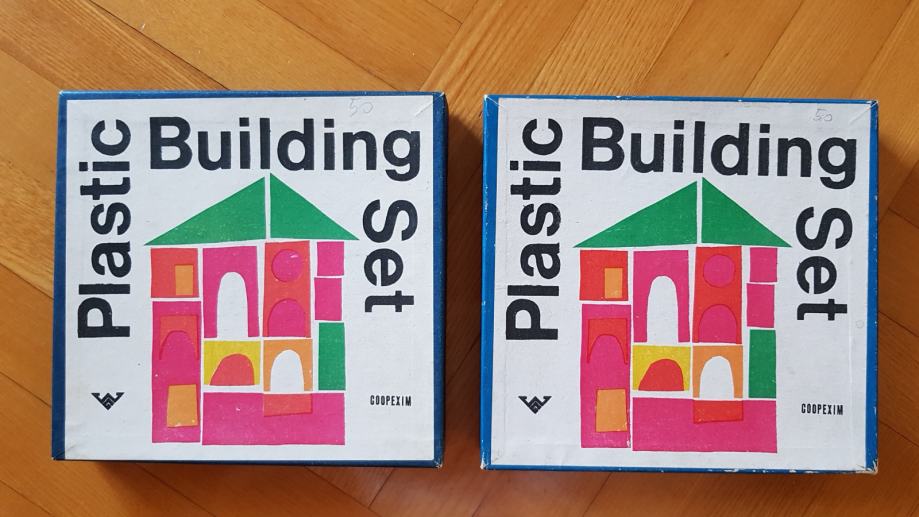 VINTAGE STARE KOCKE- PLASTIC BUILDING SET- PANDEM LEGU