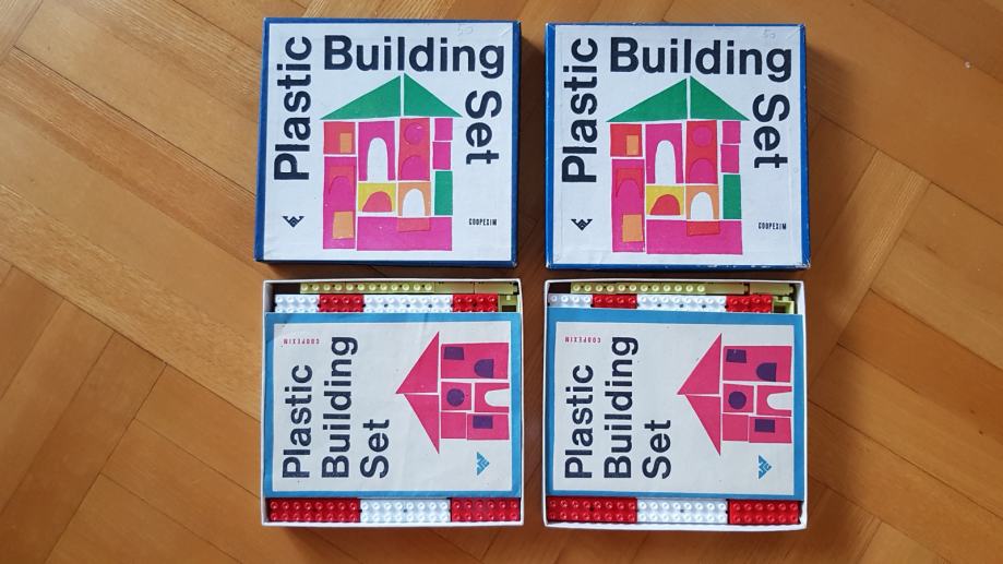 VINTAGE STARE KOCKE- PLASTIC BUILDING SET- PANDEM LEGU
