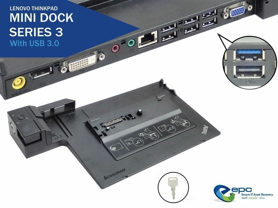 Lenovo 4337 ThinkPad Mini Dock Series 3 USB 3.0