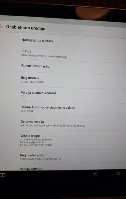 Lenovo Yoga Tablet 2 kao novi