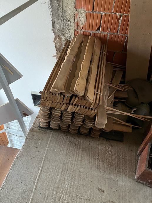 Letvice za ogradu od hrastovine