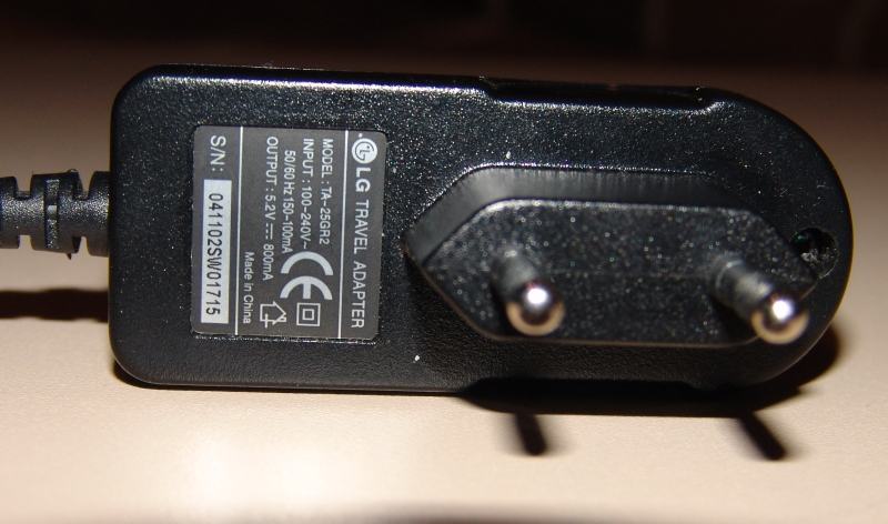 Punjač LG travel adapter TA-25GR2