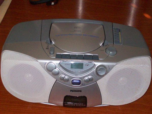 cd radio cassete recorder philips AZ1008