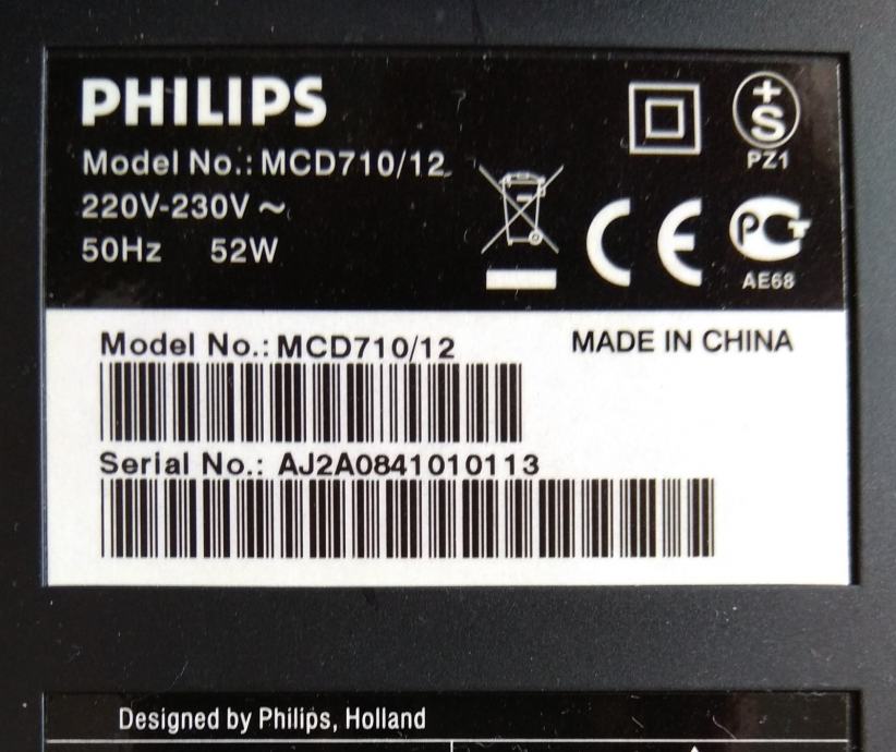 DVD mini linija Philips MCD710