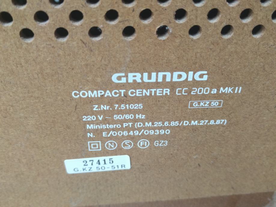 Grundig compact center CC 200 a MK II