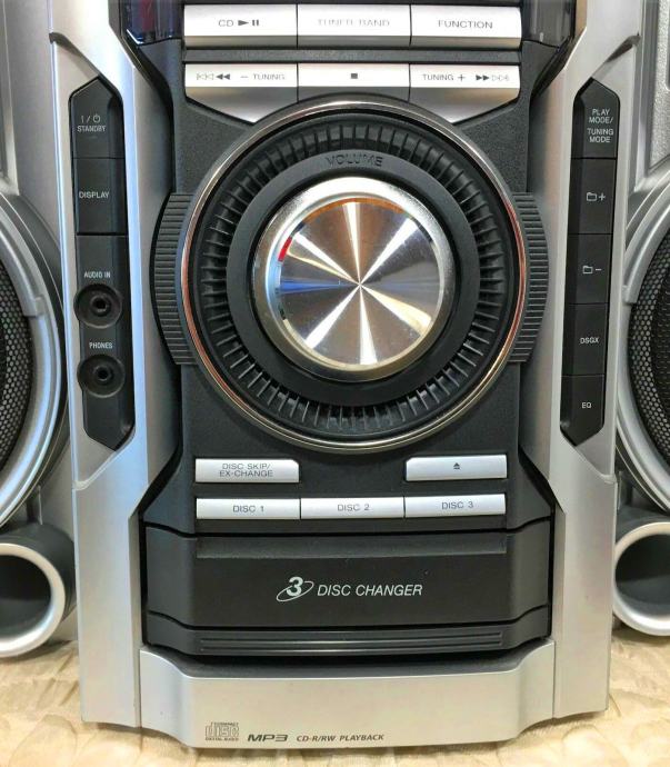 ISPRAVNA LINIJA SONY MHC-EC55 SA ZVUČNICIMA I DALJINSKIM