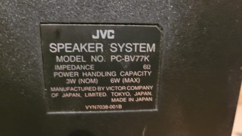 JVC PC-V77 Boombox Ghetto Blaster retro kazetofon