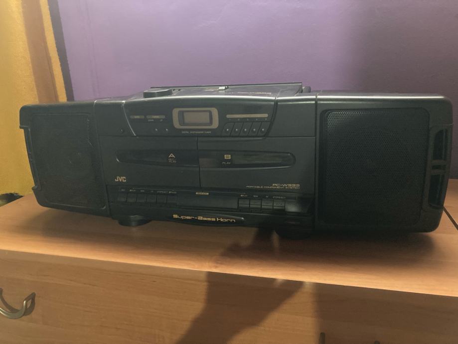 JVC PC-W333 Boombox Ghetto Blaster retro kazetofon