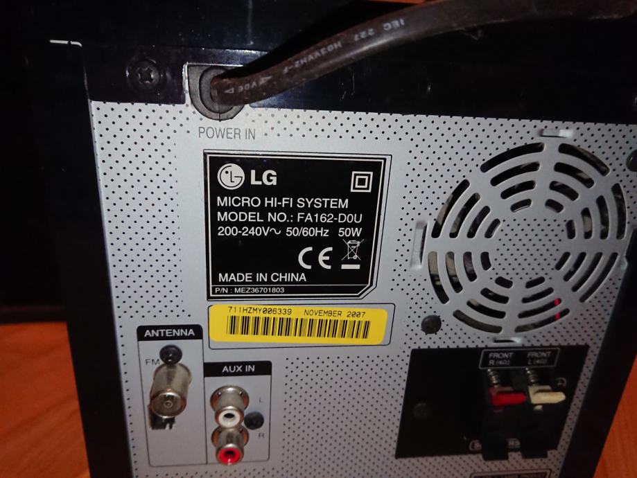 !HITNO! LG linija FA-162 Stereo Hi-Fi s jačim zvučnicima