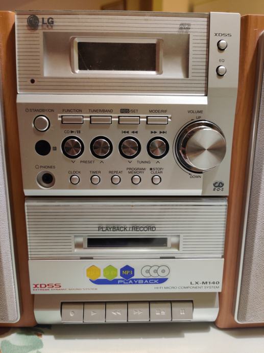 LG micro component system LX-M140 linija