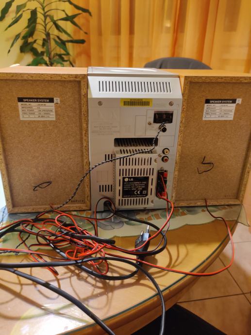 LG micro component system LX-M140 linija