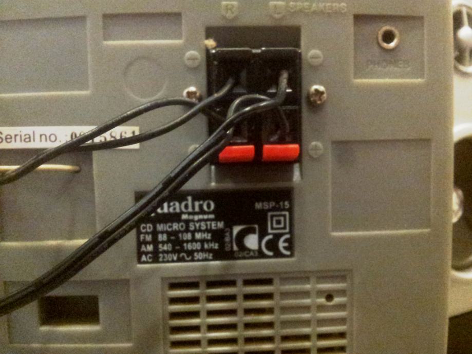 LINIJA SA ZVUČNICIMA QUADRO MSP-15