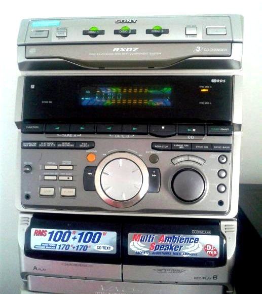 LINIJA SONY HCD-RXD7 sa DALJINSKIM I ZVUČNICIMA