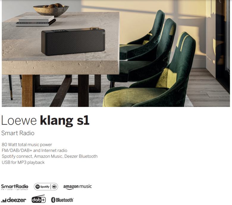 LOEWE klang s1 **Smart Radio**
