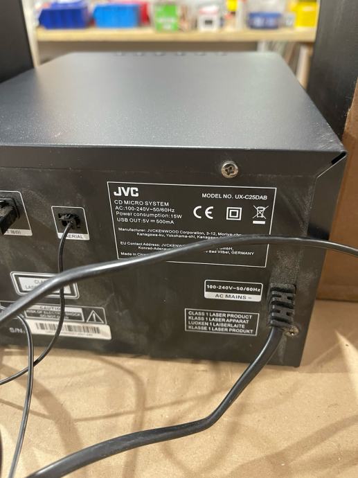 Mini linija JVC - Model No. UX-C25DAB