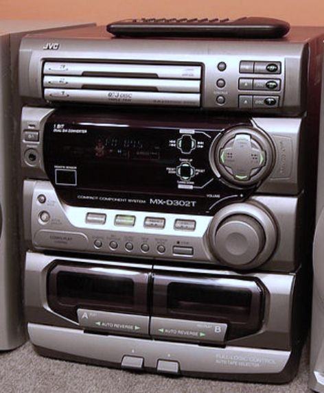 MUZIČKA LINIJA JVC MX-D302T SA DALJINSKIM I ZVUČNICIMA