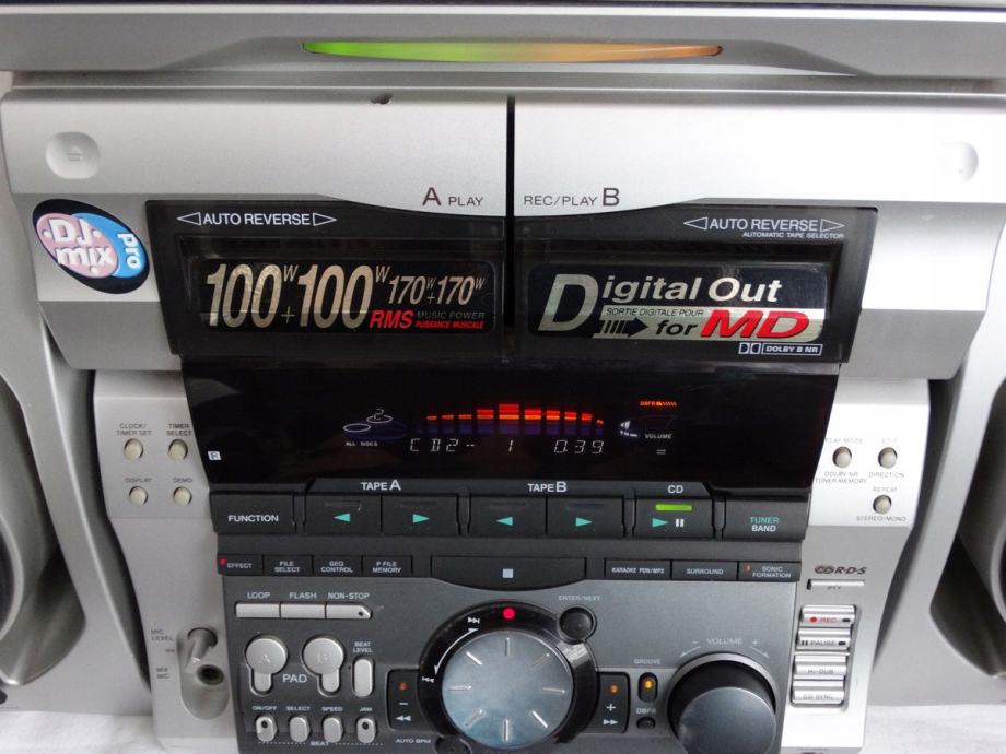 LINIJA SONY HCD-RX99 SA DALJINSKIM I ZVUČNICIMA