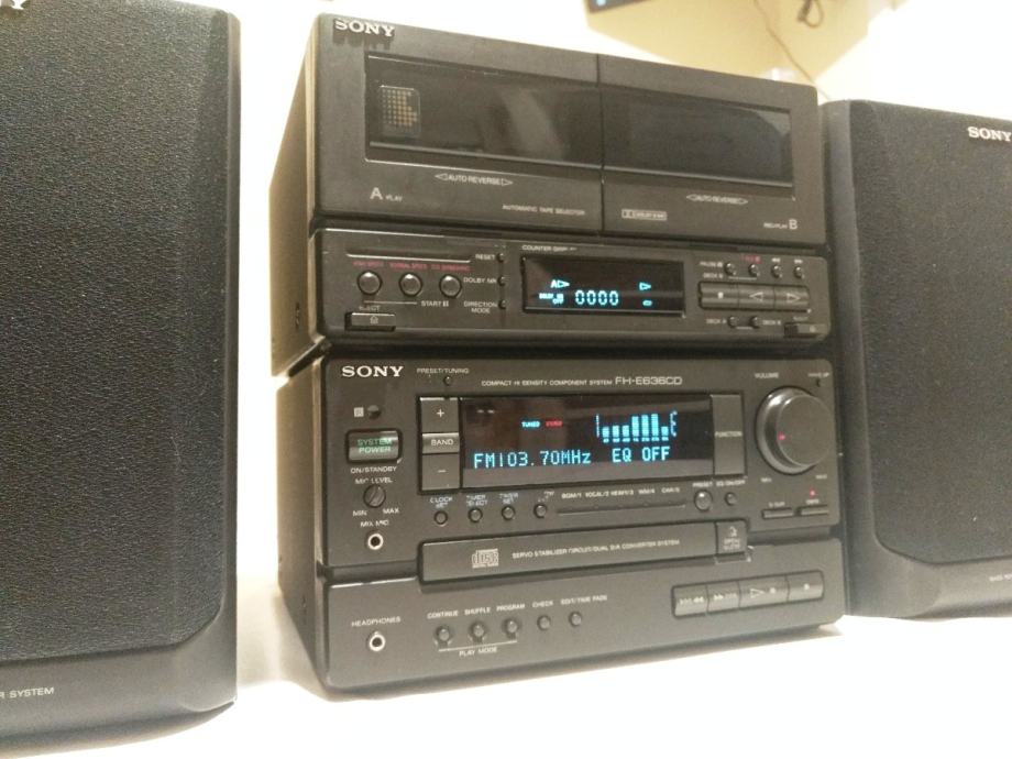 MUZIČKA LINIJA SONY MHC-1600 SA ZVUČNICIMA I DALJINSKIM