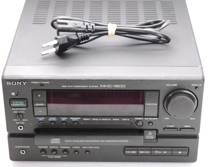 MUZIČKA LINIJA SONY MHC-1600 SA ZVUČNICIMA I DALJINSKIM
