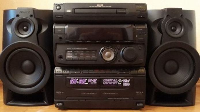 MUZIČKA LINIJA SONY RX50 SA DALJINSKIM I ZVUČNICIMA