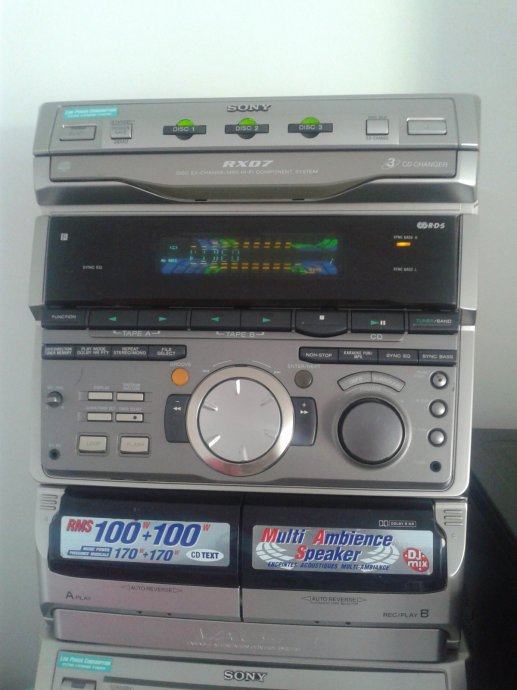 MUZIČKA LINIJA SONY RXD7 SA DALJINSKIM