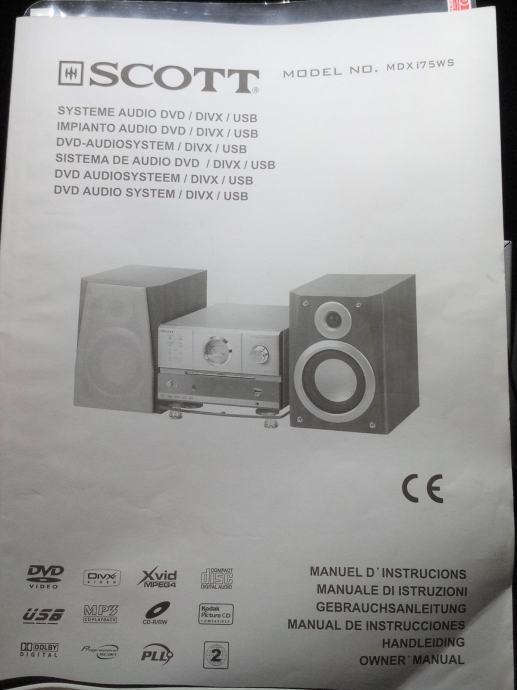 Pojačalo CD/DVD player SCOTT i75WS