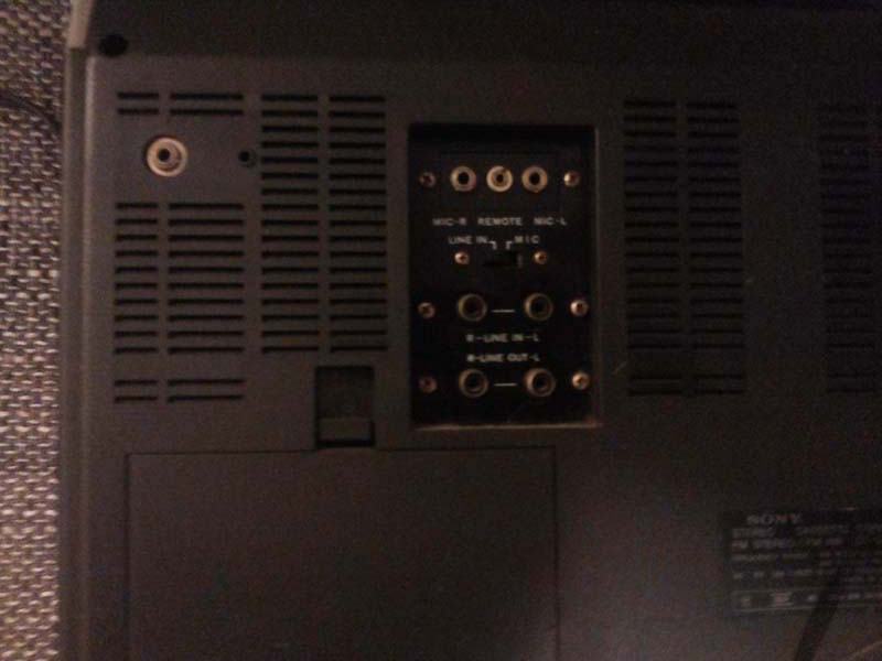 Sony CF-550A Kasetofon Retro