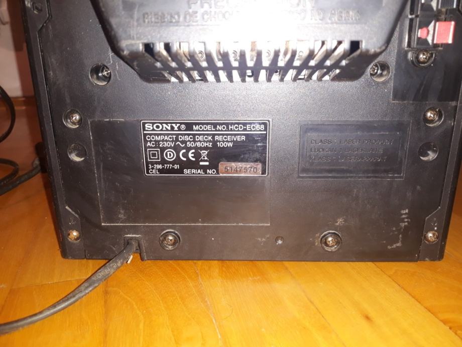 Sony MHC EC68