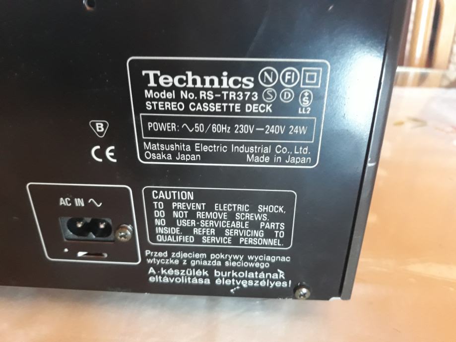 Technics kazetni dek