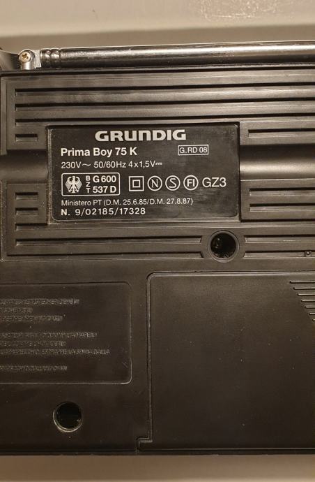 Tranzistor GRUNDIG Prima BOY 75 K