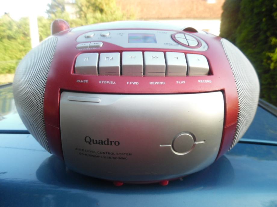 USB radio kasetofon Quadro