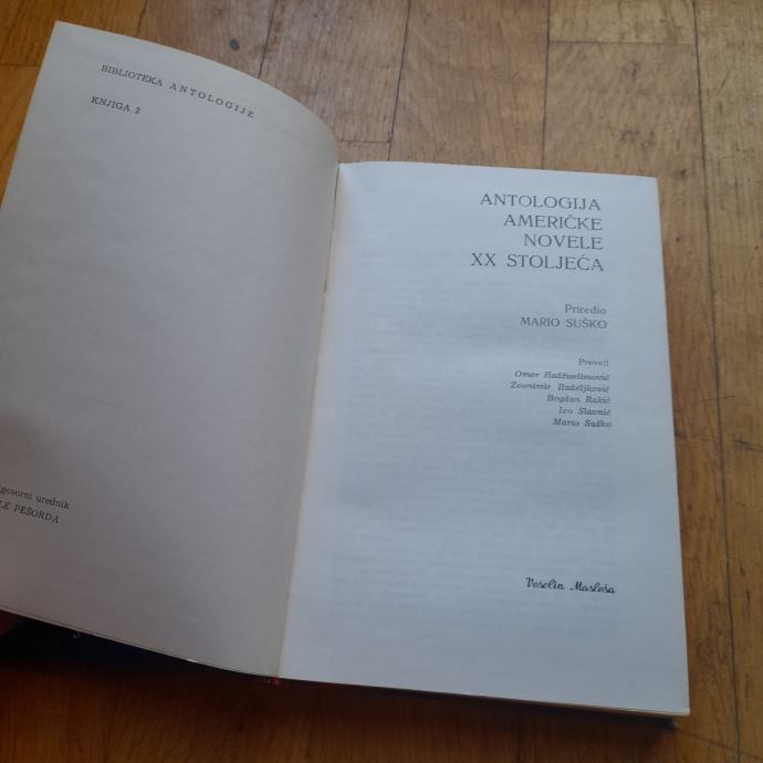 Antologija američke novele XX stoljeća - Mario Suško