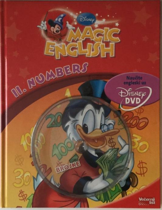 DISNEY MAGIC ENGLISH : NUMBERS-BROJKE : NAUČITE ENGLESKI : S DVD-OM