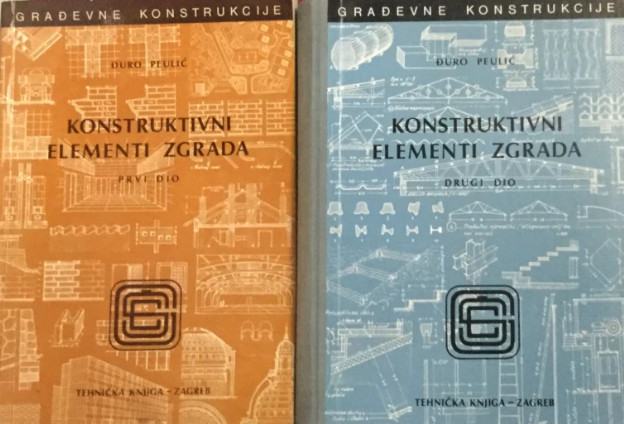Đuro Peulić : Konstruktivni elementi zgrada 1,2 KOMPLET