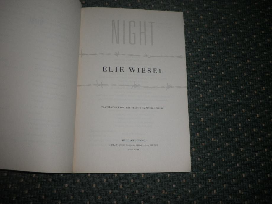 Elie Wiesel - NIGHT