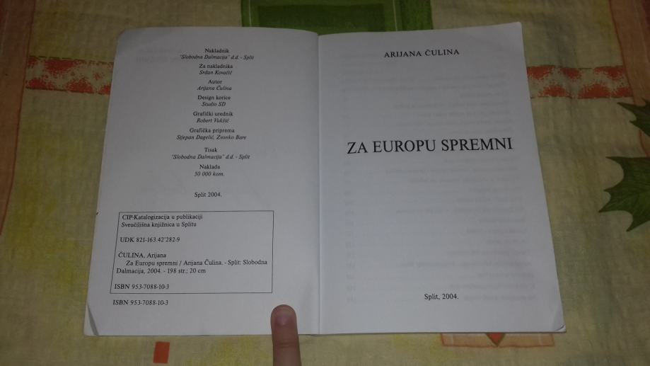 Za Europu spremni, Arijana Čulina - 2004. godina