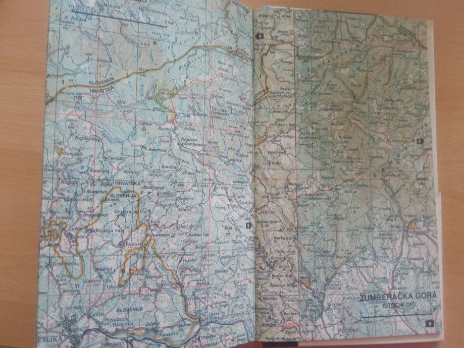 Hrvatske planine - planinarsko turistički vodič s atlasom