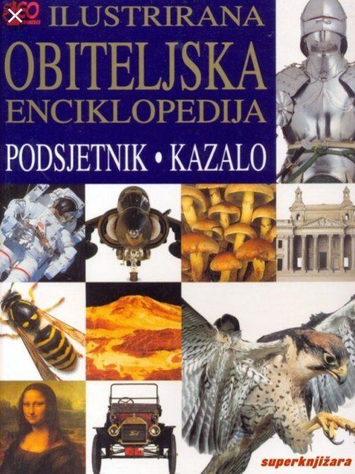 Ilustrirana obiteljska enciklopedija: Podsjetnik- kazalo