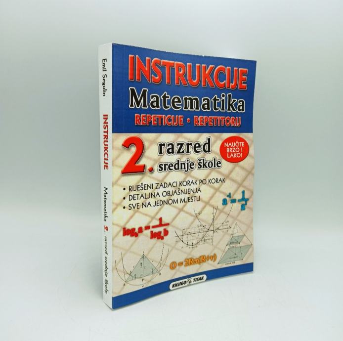 Instrukcije: matematika za 2. razred srednje škole