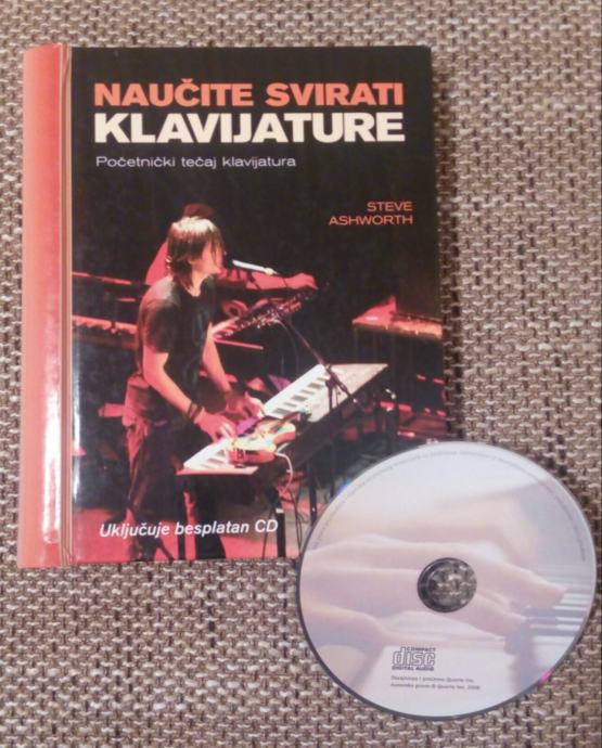 Klavijature, knjiga, akordi, za početnike