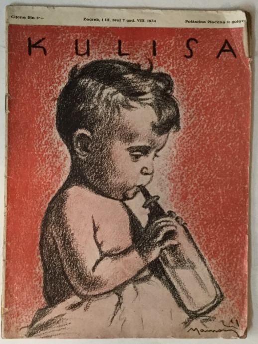 Kulisa, Časopis za kazalište, film, foto, sport i društveni život broj