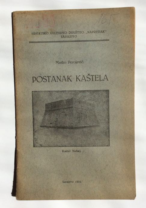 MARKO PEROJEVIĆ, POSTANAK KAŠTELA, SARAJEVO, 1934.