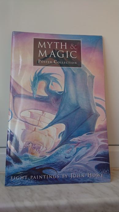 Myth & Magic poster collection, eight paintings by John Howe, NOVO