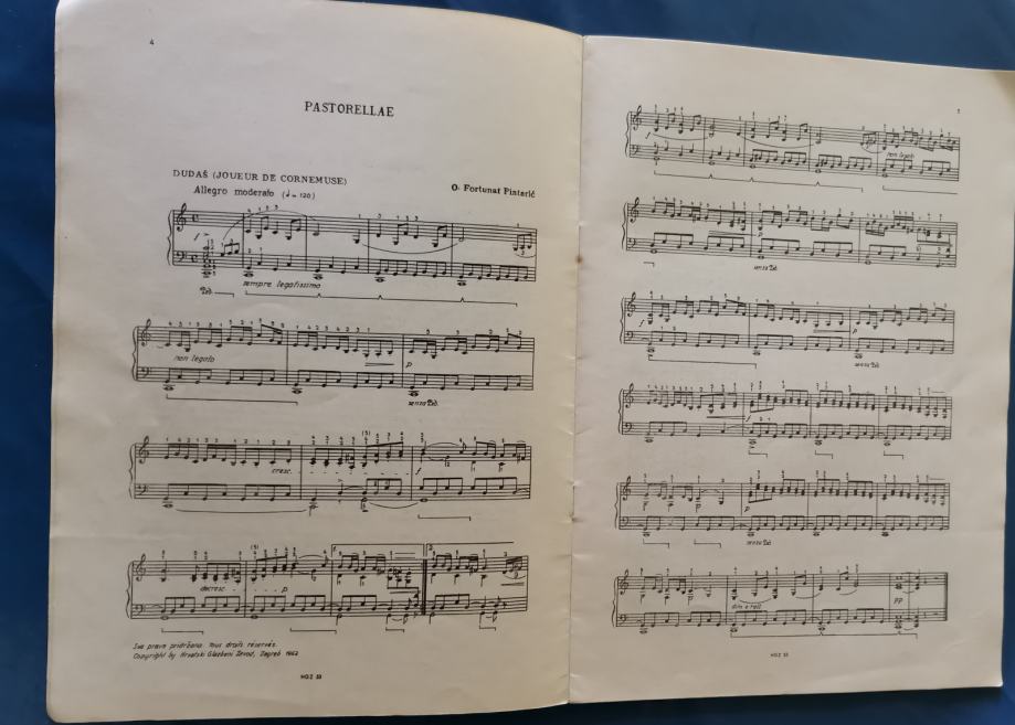 NOTE KOMPOZICIJE ZA KLAVIR-1978. GODINA